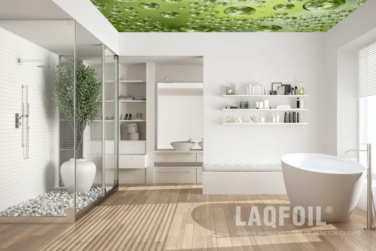 Why Stretched Ceilings are Perfect for Wet Rooms - Laqfoil