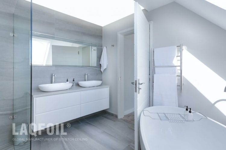 Why Stretched Ceilings are Perfect for Wet Rooms - Laqfoil